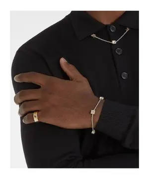 Fendi Silver- And Gold-colored Bracelet