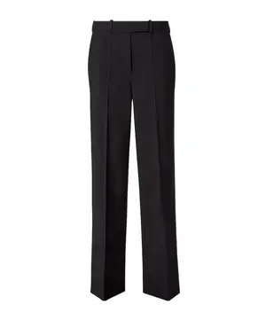 Fendi Wool And Mohair Pants - Black