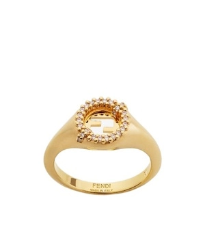 Fendi Everround Embellished Ring