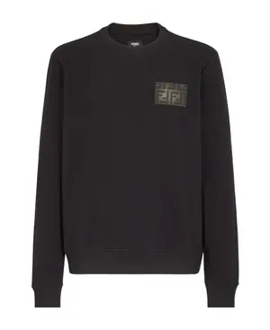 Fendi Long-sleeved Crewneck Sweatshirt - Black