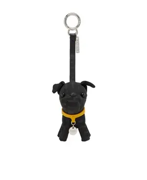 Fendi Ff Jacquard Charm - Black
