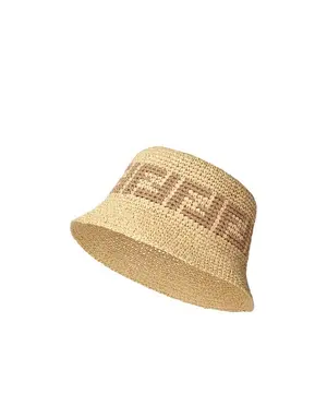 Fendi Ff Intarsia Bucket Hat
