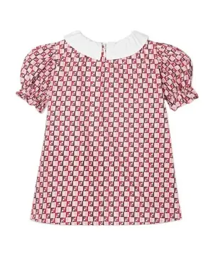 Fendi Multicolor Poplin Baby Dress