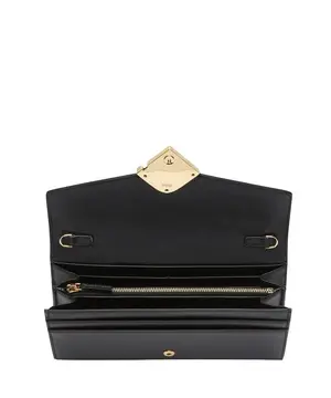 Fendi Ff Diamonds Chain-linked Continental Wallet