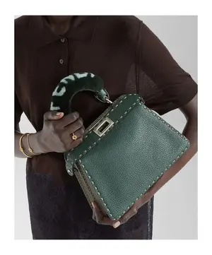 Fendi Shearling Handle Cover