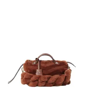 Fendi Shearling Shoulder Strap