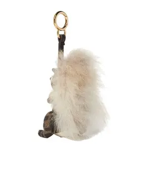 Fendi Ff Jacquard Fabric Charm