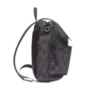 Fendi Ff Jacquard Strike Medium Backpack
