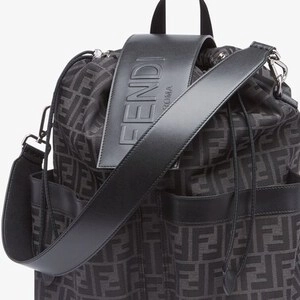 Fendi Ff Jacquard Strike Medium Backpack