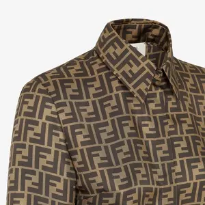 Fendi Logo Printed Cropped Shirt