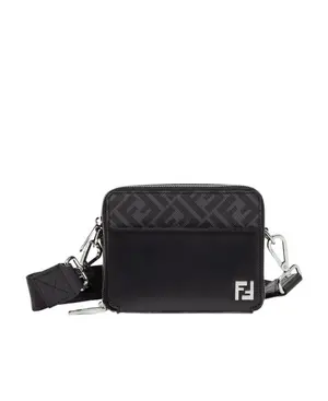 Fendi Ff Organizer Small Camera Bag - Black