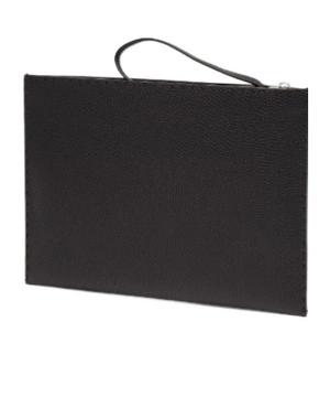 Fendi Selleria Pouch With 196 Hand-sewn Topstitches