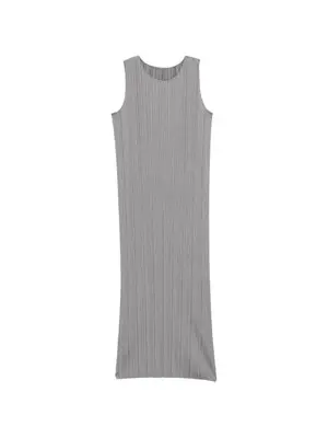 Issey Miyake Pleated Long Dress
