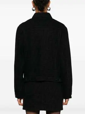 Fendi Logo Detailed Denim Jacket
