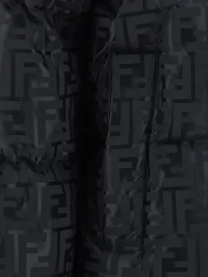 Fendi Ff Jacquard Hooded Jacket