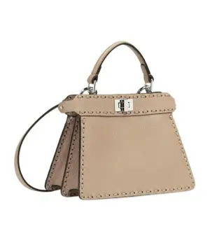 Fendi Dove Selleria Bag With 306 Hand-sewn Topstitches