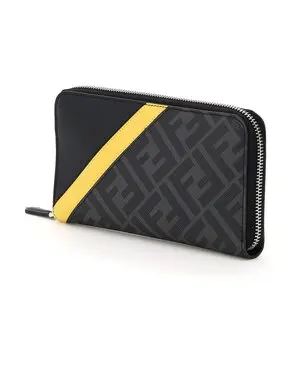 Fendi Ff Diagonal Continental Wallet