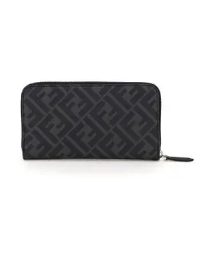 Fendi Ff Diagonal Continental Wallet