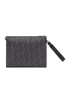 Fendi Fabric Pouch - Grey