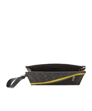 Fendi Fabric Pouch - Grey