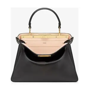 Fendi Calf Leather Bag - Black