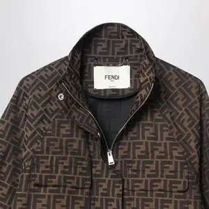 Fendi Ff Motif High-neck Jacket