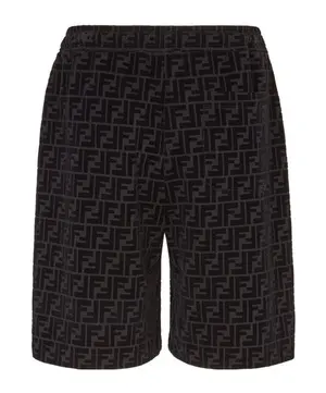 Fendi Ff Motif Bermuda Shorts