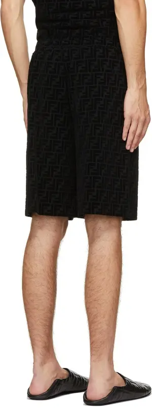 Fendi Ff Motif Bermuda Shorts