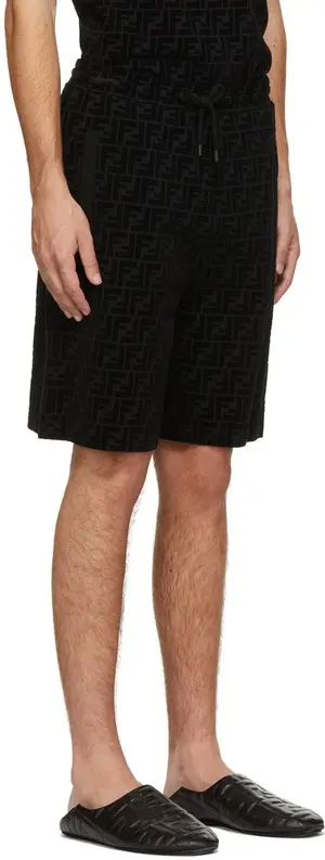 Fendi Ff Motif Bermuda Shorts
