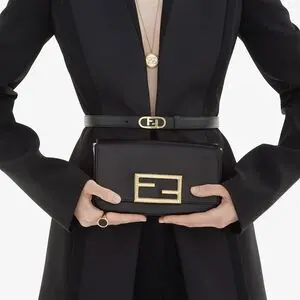 Fendi Ff Logo Buckle Belt
