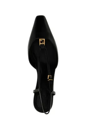 Fendi Ffold Slingback Pumps