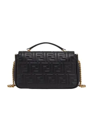 Fendi Ff Motif Chained Shoulder Bag
