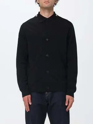 Paul Smith V-neck Pure Merino Wool Cardigan - Black