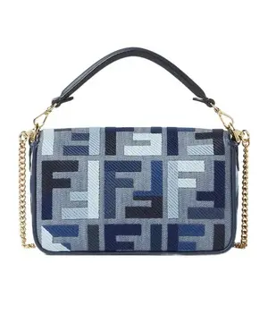 Fendi Baguette Ff Embroidered Mini Tote Bag