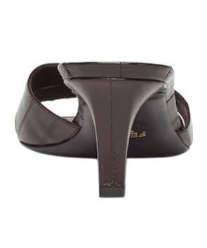 Fendi Eel Leather Medium-heeled Sandals