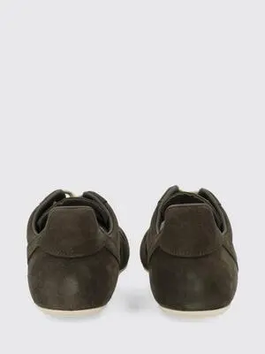 Rick Owens Suede Low Top Trainers With Rubber Sole
