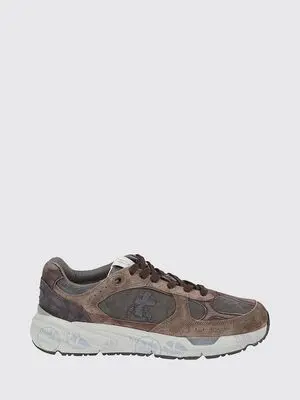 Premiata Mase Two-tone Trainers In Suede And Canvas