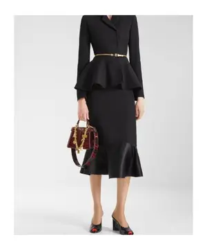 Fendi Two-tone Inlaid Hagfish Shoulder Strap