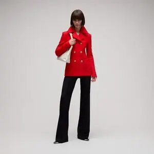Gucci Double-breasted Wool Polyamide Coat
