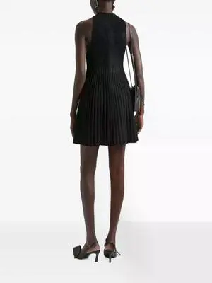 Givenchy Mini Dress In Knit With Sheer Details