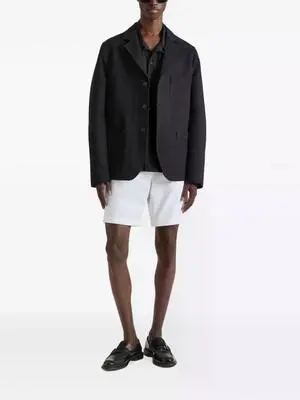 Givenchy Single-breasted Deconstructed Jacket In Cotton