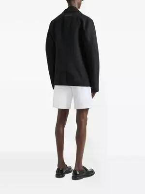 Givenchy Single-breasted Deconstructed Jacket In Cotton
