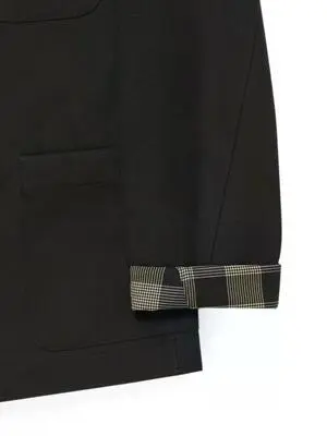 Givenchy Single-breasted Deconstructed Jacket In Cotton
