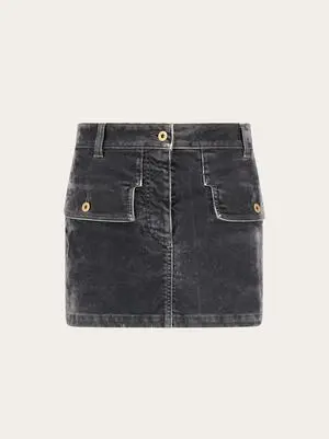 FERRAGAMO Mini Cargo Skirt - Grey