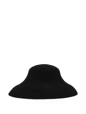 Yohji Yamamoto Wide-brim Wool Hat