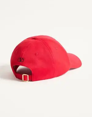 Valentino Garavani Myvilla Embroidered Cotton Baseball Cap