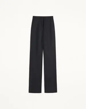 Valentino Garavani Soft Sheen Wool Trousers