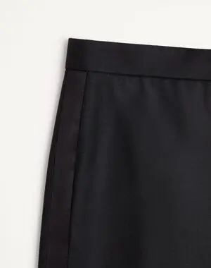 Valentino Garavani Soft Sheen Wool Trousers