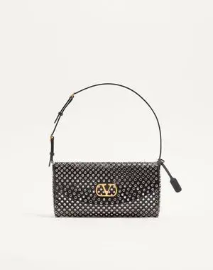 Valentino Garavani Devain Small Shoulder Bag With Eyelets