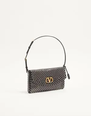 Valentino Garavani Devain Small Shoulder Bag With Eyelets